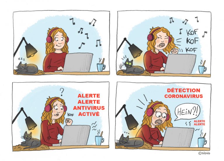 La paranoïa gagne du terrain... - Noémie Bérenger - illustrations